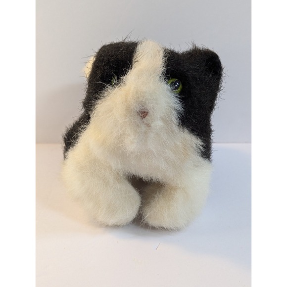 Cat | Folkmanis Furry Folk Puppets Black White Kitty Cat Plush 9 | Poshmark
